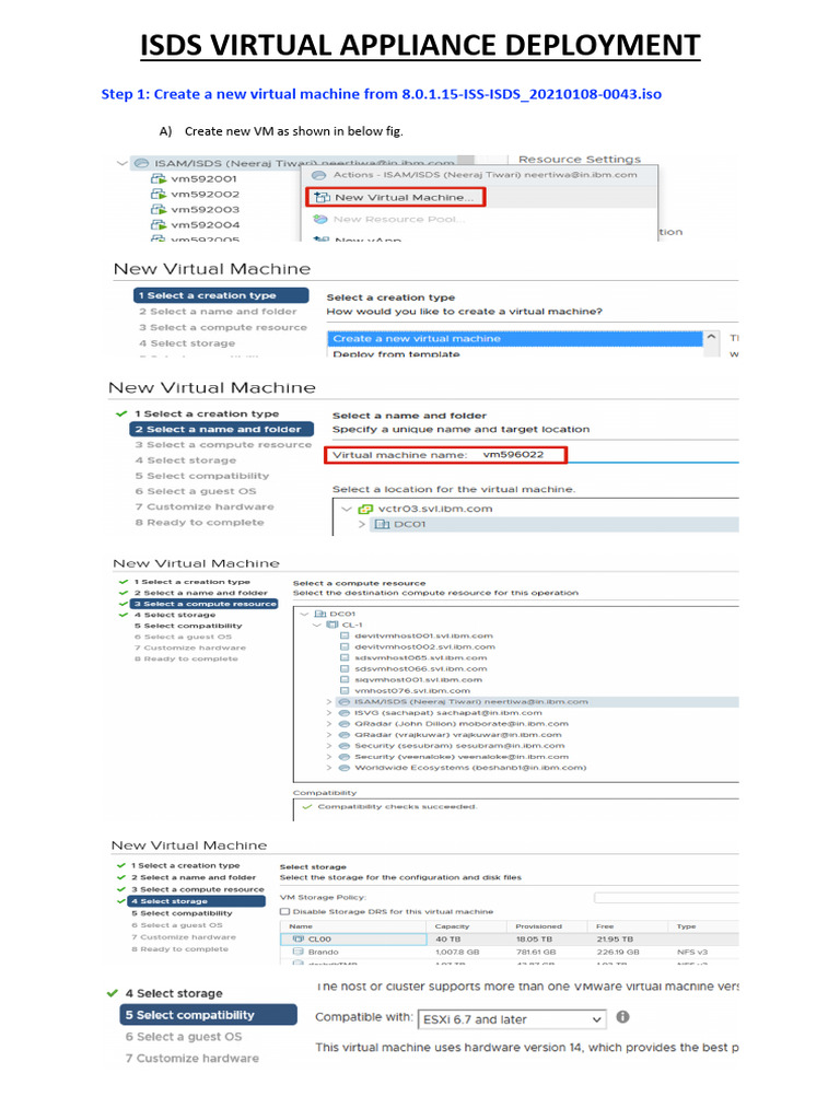 Isds Virtual Appliance Deployment | PDF | Command Line Interface | Directory (Computing)