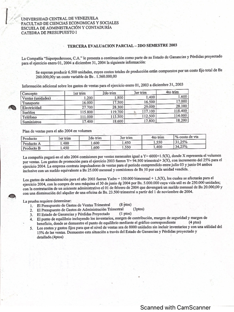 Ejercicios 3er Parcial | PDF
