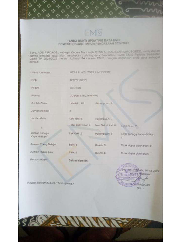 BAP 2024 2025 Ganjil 121232180029 | PDF