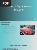 Lecture 1 Introduction To Aquaculture | PDF | Aquaculture | Fish