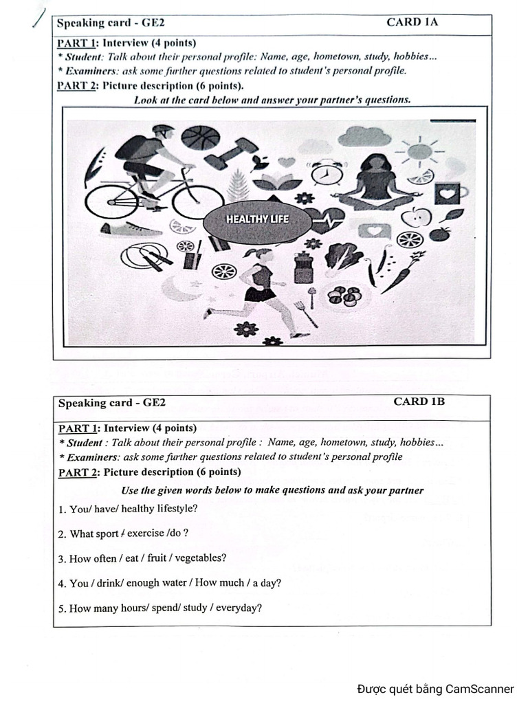 Speaking Cards Ge2 | PDF