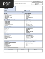 Blank KPC Toolbox Talk Sign Off Sheet | PDF