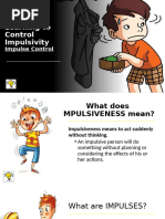 Impulsivity Worksheets | PDF | Impulsivity | Thought