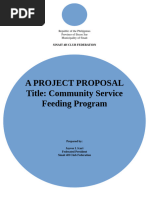 Project Proposal (Feeding Program) | PDF | Malnutrition | Health Sciences
