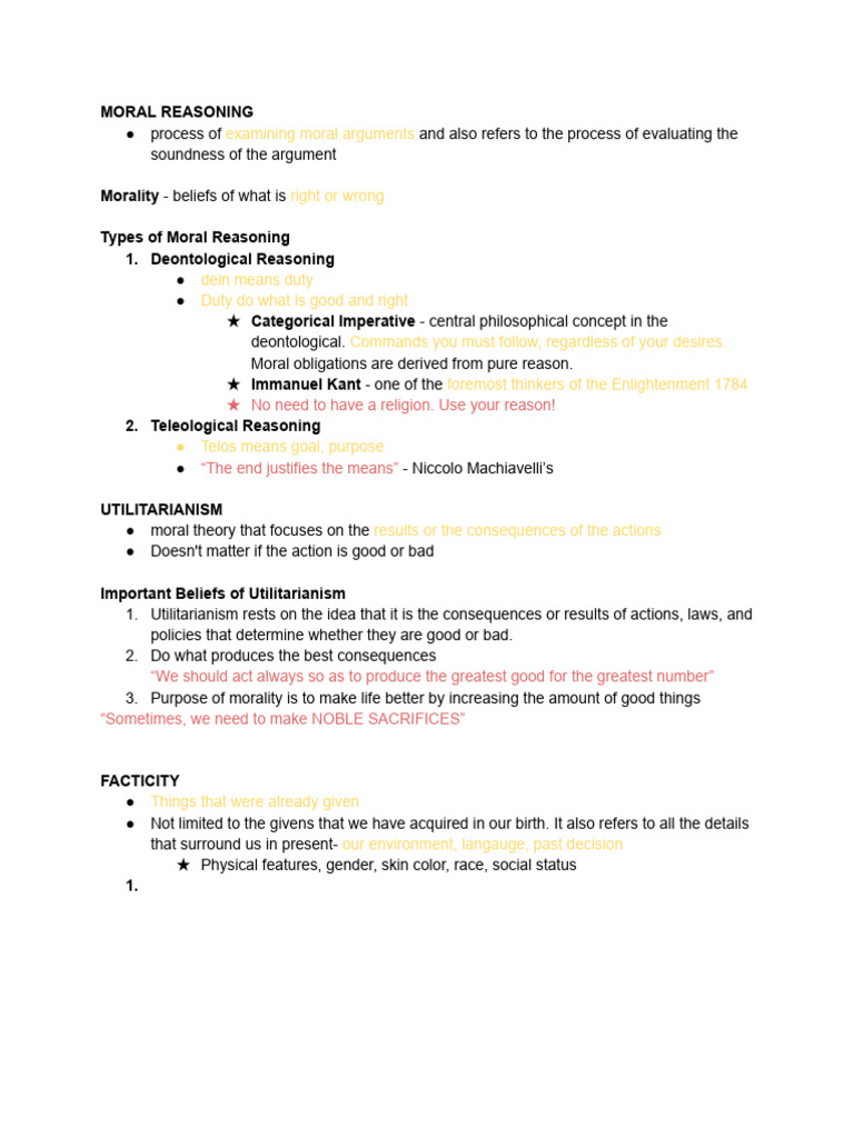 Moral Reasoning | PDF
