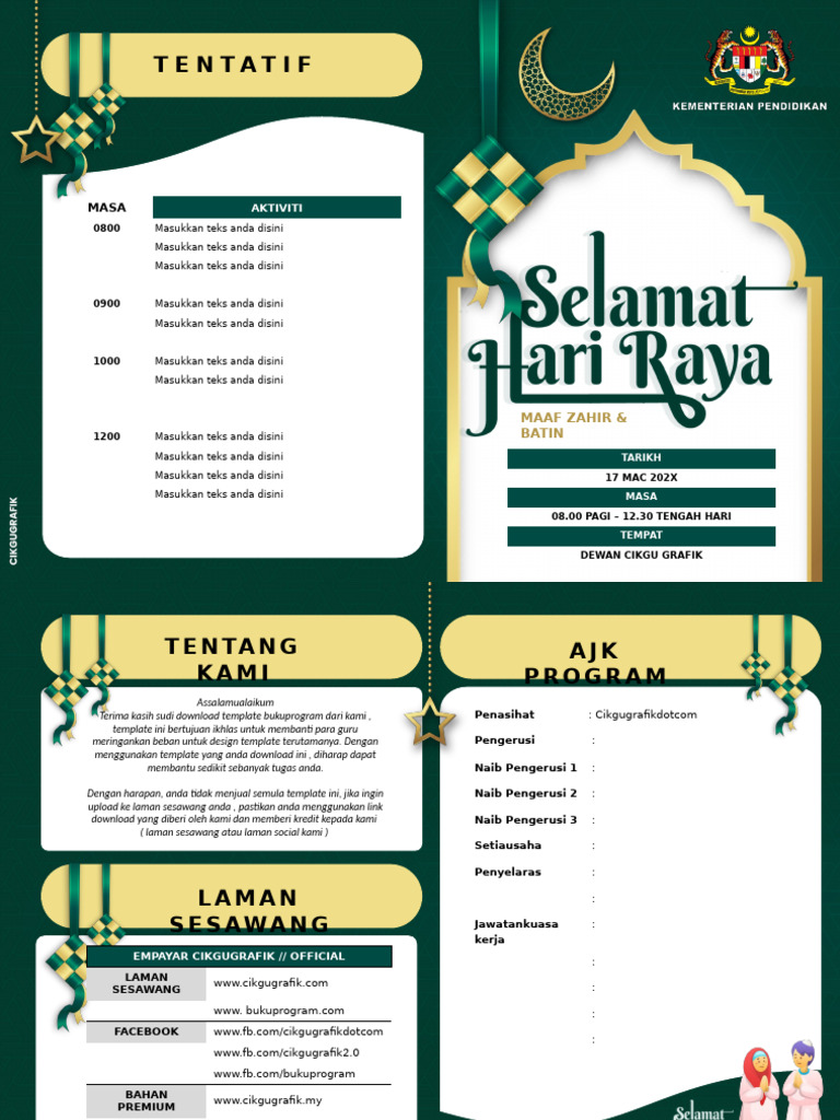 Template Hari Raya 1 | PDF