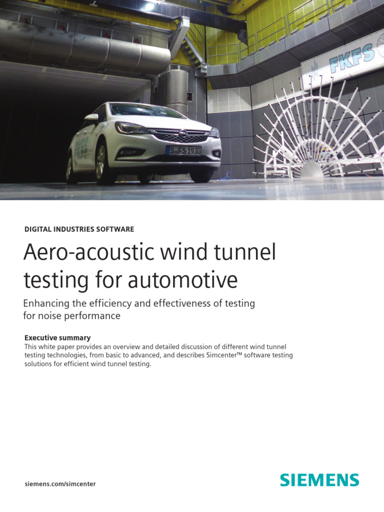 Aero-Acoustic Wind Tunnel Testing Insights | PDF | Wind Tunnel | Microphone