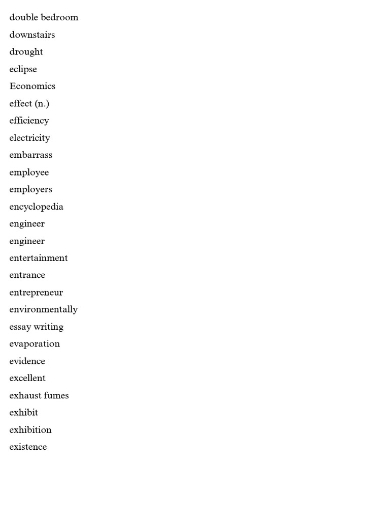 Difficult Words IELTS Listening PDF | PDF