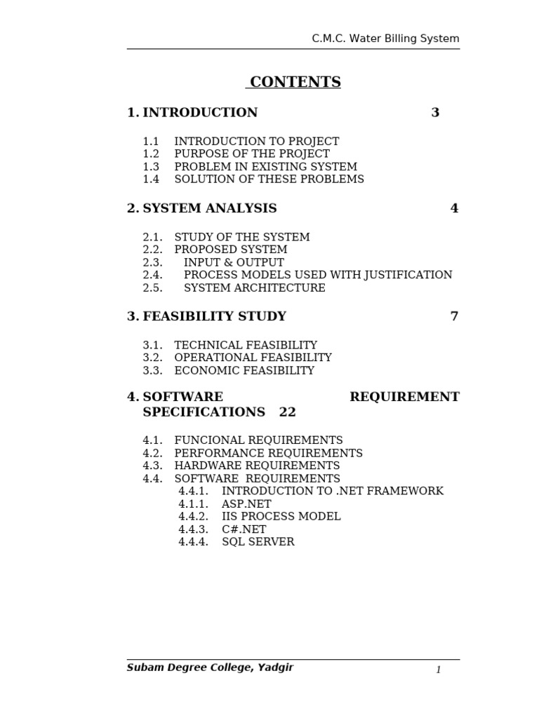 CMC Water Billing System | PDF | Control Flow | Databases