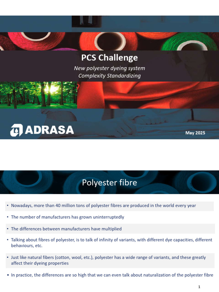Optimizing Polyester Dyeing Process | PDF | Dyeing | Polyester