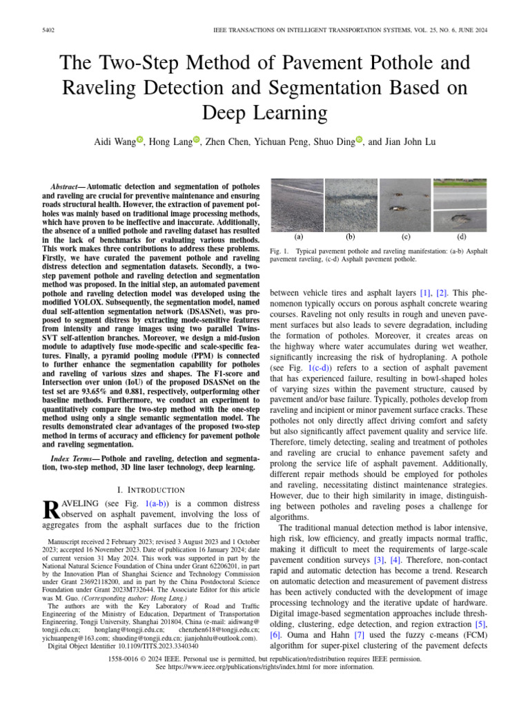 Raveling Detection via Deep Learning | PDF | Image Segmentation | Deep ...