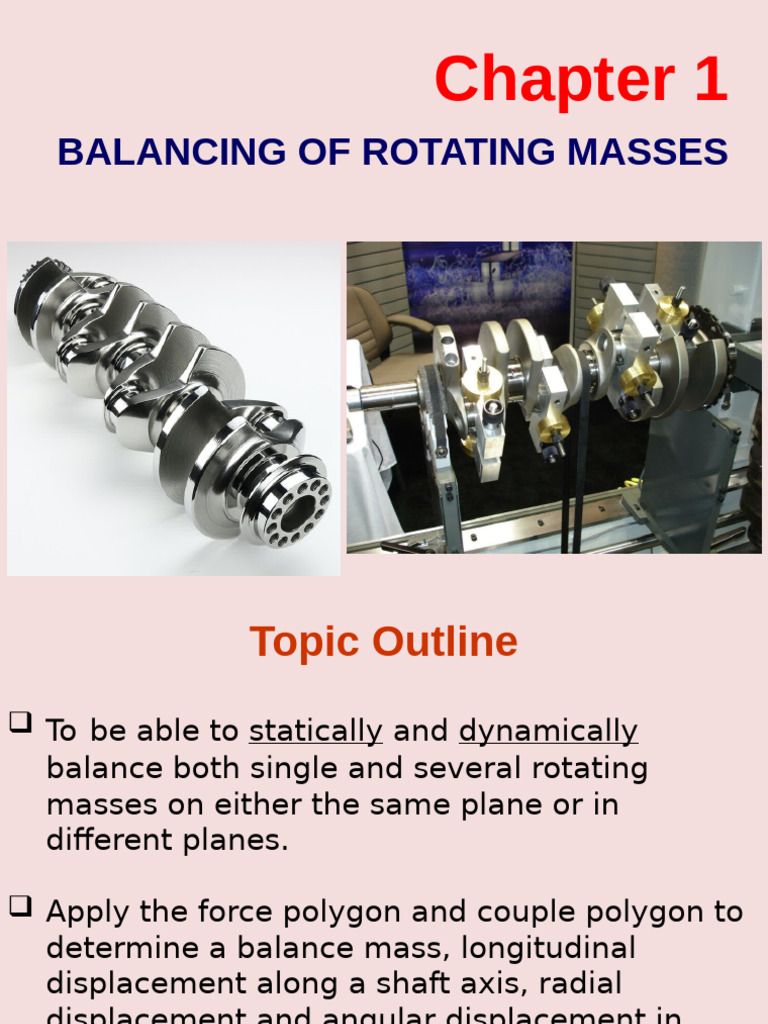 Balancing Rotating Masses Explained | PDF | Force | Rotation