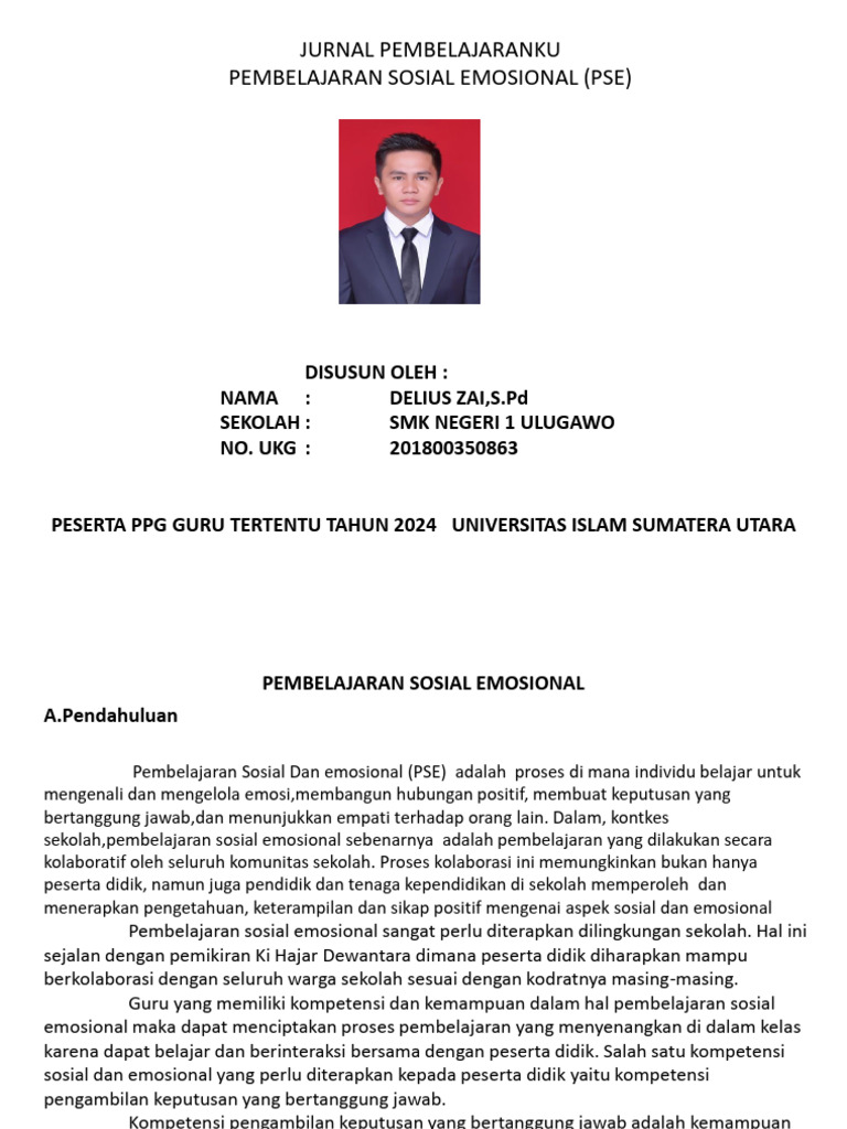 Aksi Nyata BPK Delius Zai | PDF