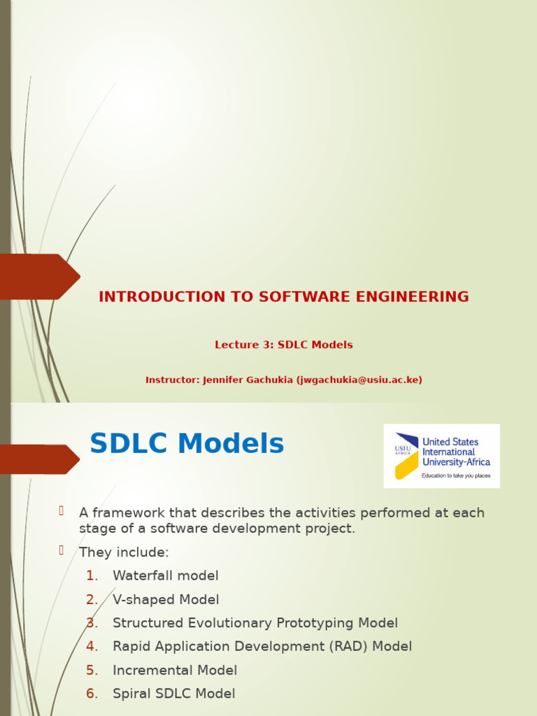 Software Models v1 | PDF | Software Development Process | Software ...