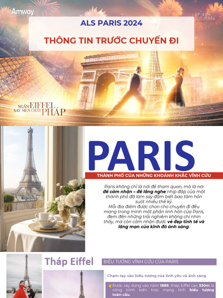 ALS Paris 2024 - THÔNG TIN TRƯỚC CHUYẾN ĐI Final 5.5.2025 | PDF