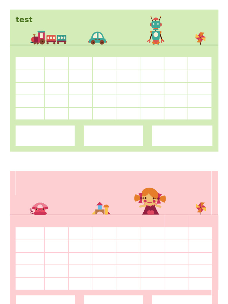 Tableau de Récompenses Personnalisé | PDF
