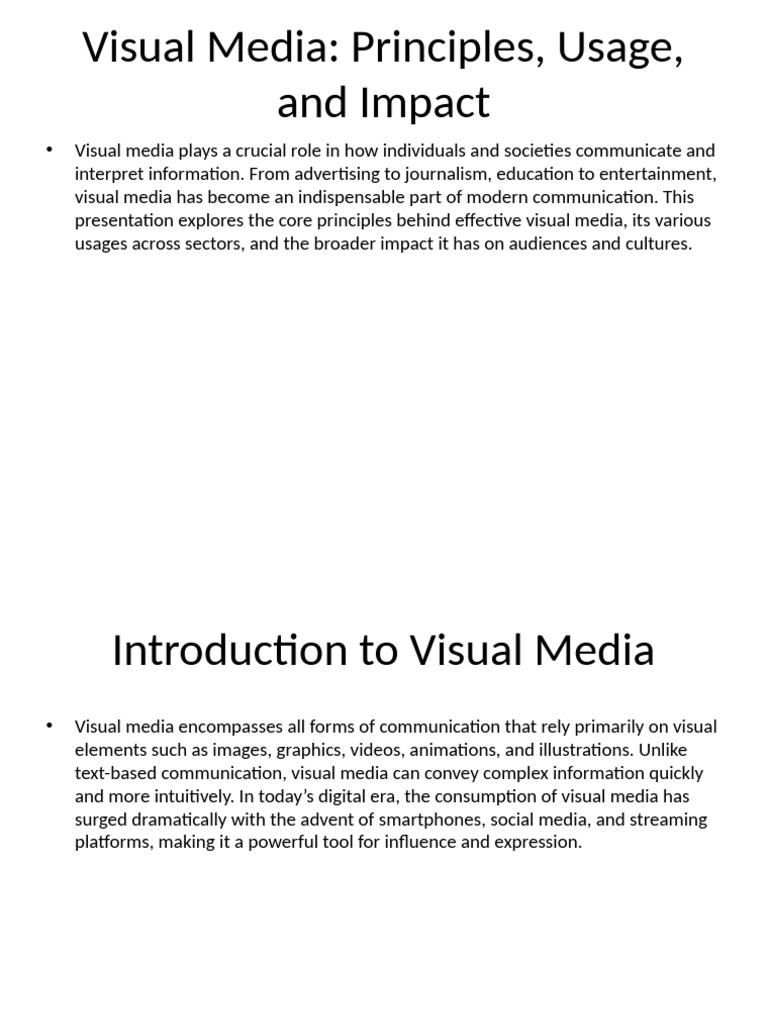 Understanding Visual Media Principles | PDF | Composition (Visual Arts ...