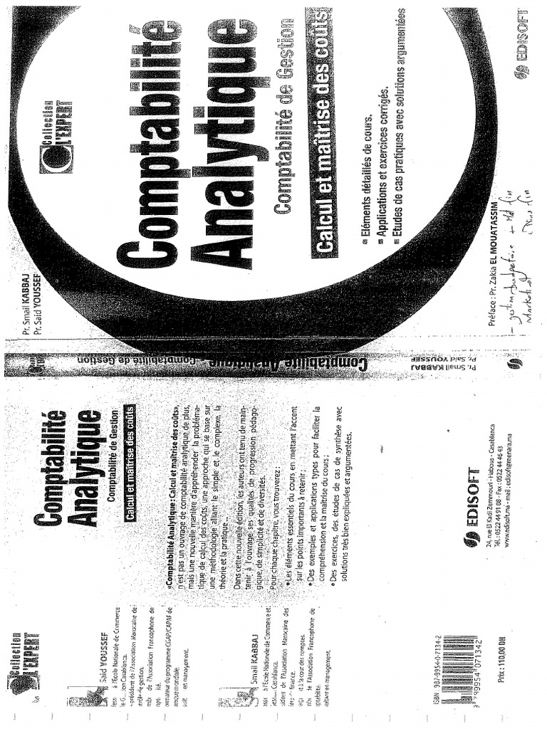 Compta Analytique | PDF