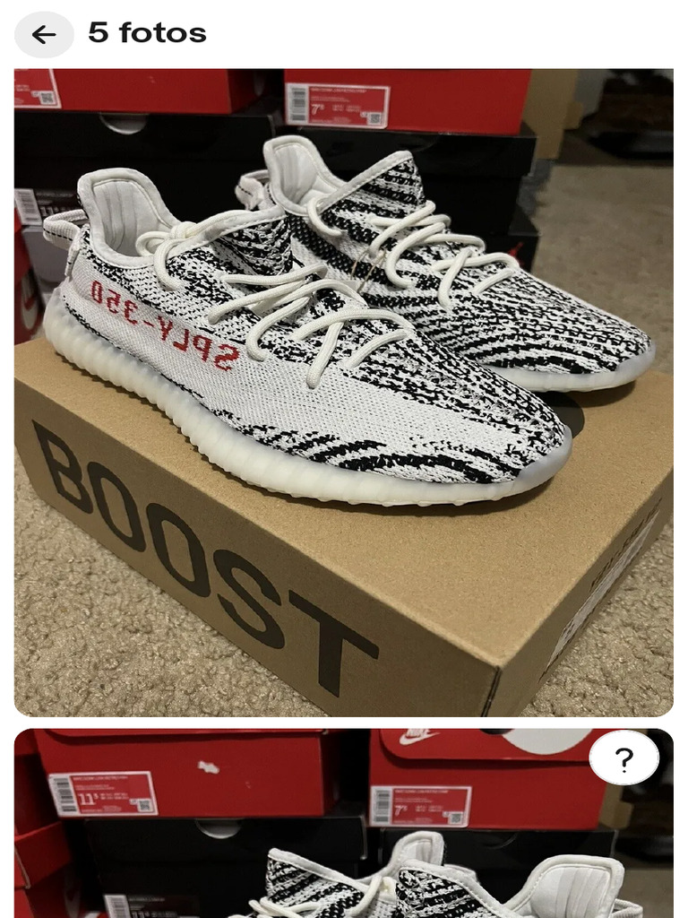 Adidas Yeezy Boost 350 V2 Zebra - CP9654 - Size 6, 8, 12, 12.5, 14 EBay ...