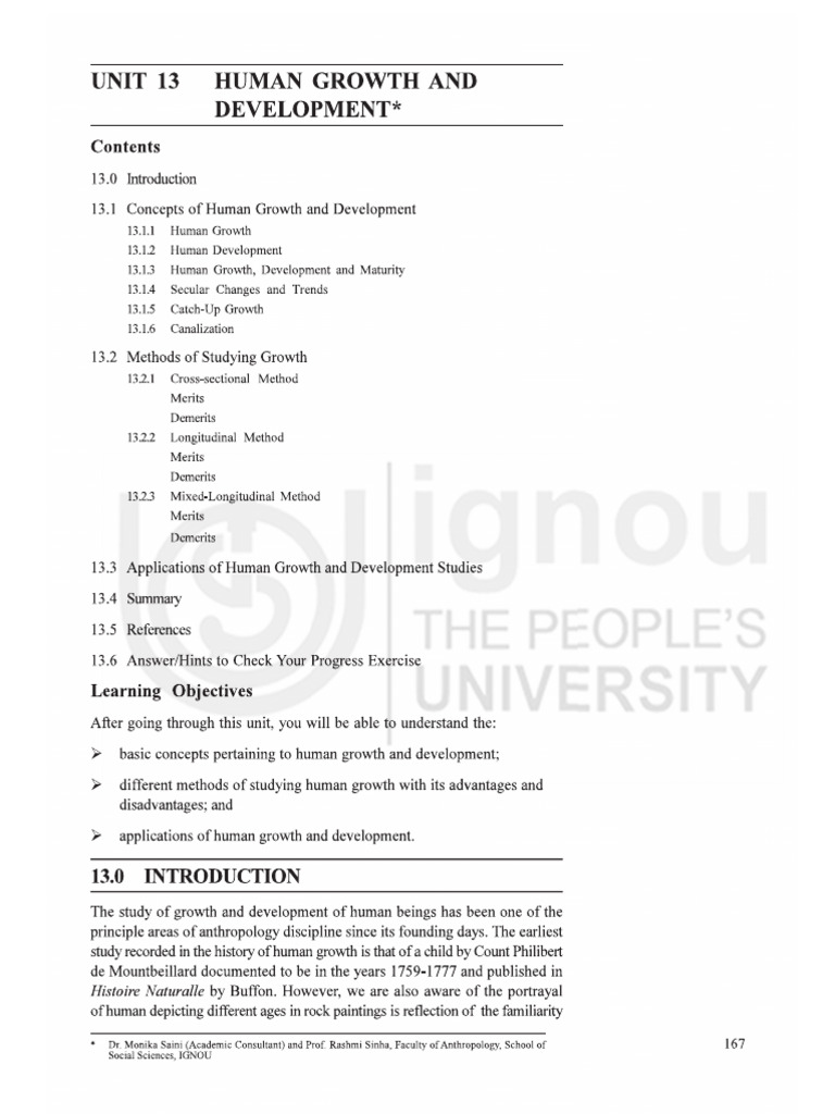 Cross Sectional and Longitudinal Approaches of Human Development | PDF