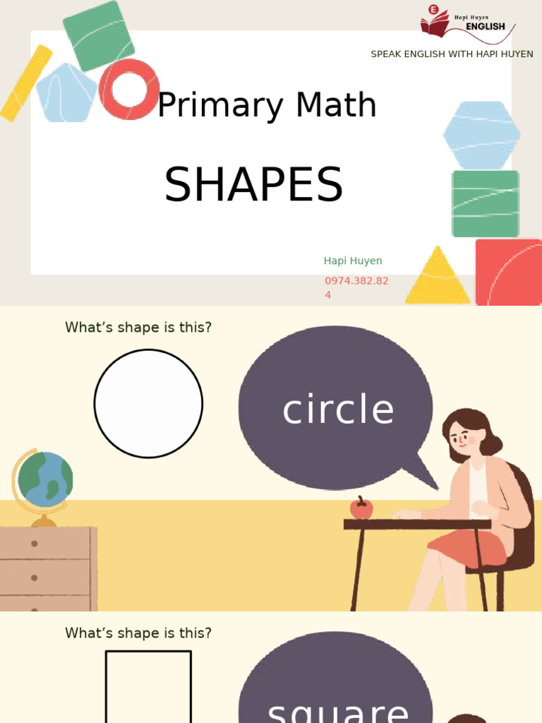 Primary Math U1 Shapes | PDF