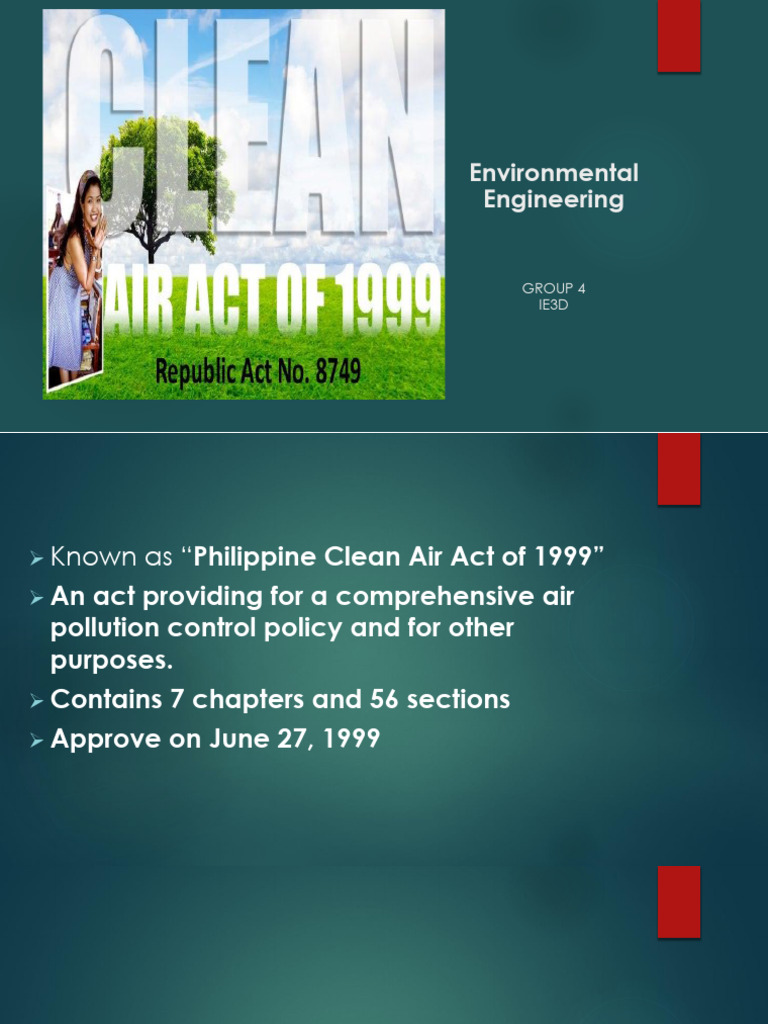 GROUP 4ESEs | PDF | Air Pollution | Clean Air Act (United States)