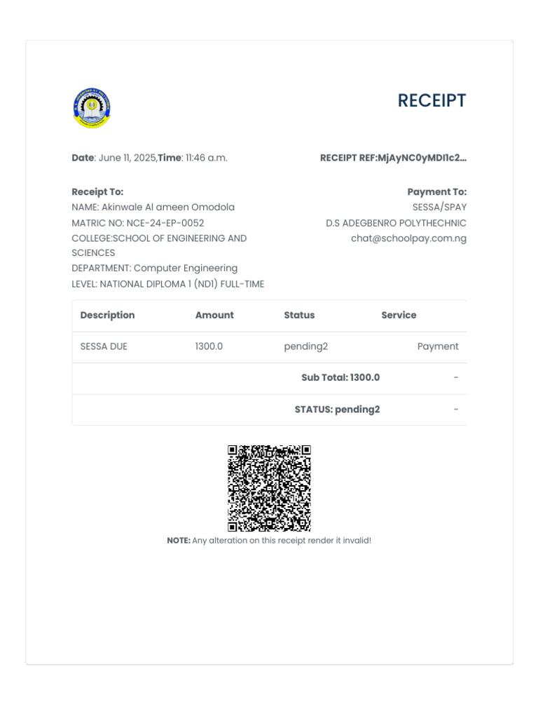 Receipt: Date Time Receipt Ref:Mjaync0Ymdi1C2 Receipt To: Payment To | PDF