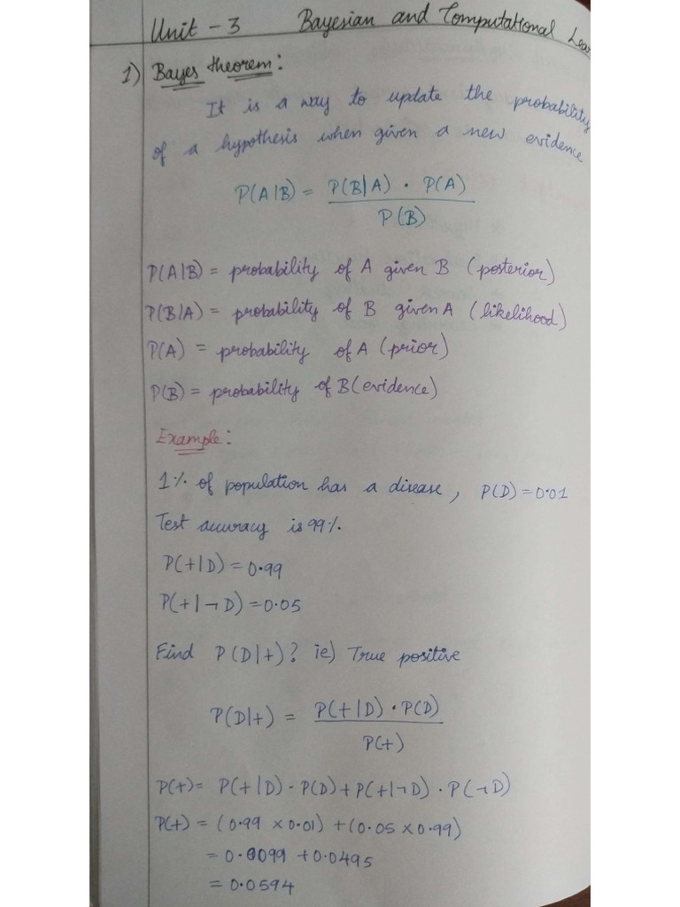 ML - Unit 3 & 4 | PDF