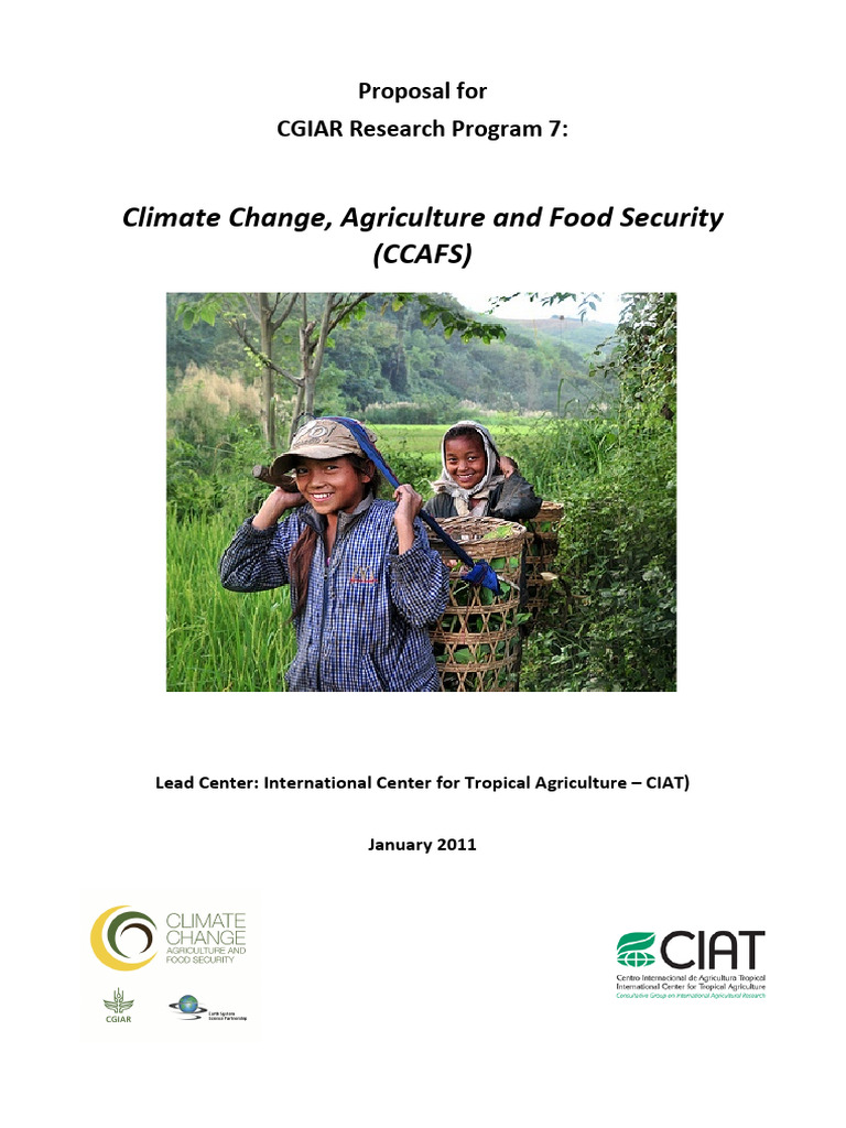 Ccafs Final Proposal Jan2011 | PDF | Climate Change Mitigation ...