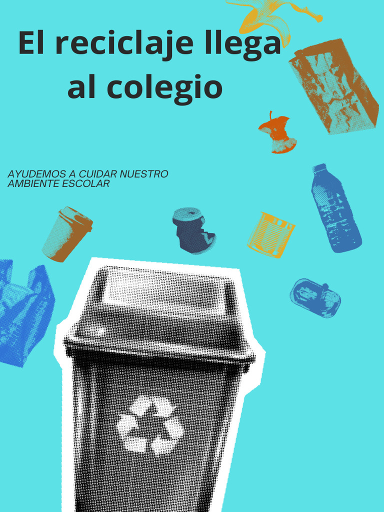 Documento A4 Proyecto Trabajo Estudio Reciclaje Informe Collage ...