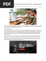 Cyber Crime Cell Contact Information | PDF | Government Of India ...