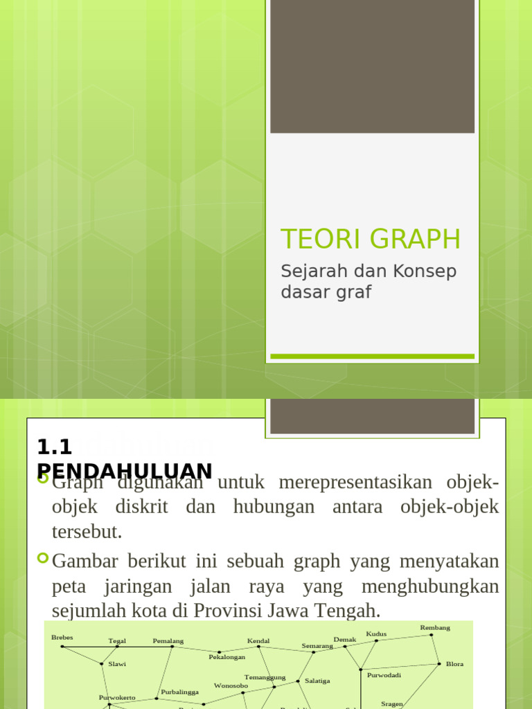Pertemuan 2. PPT Teori Graph Sejarah Dan Konsep Dasar Teori Graf | PDF