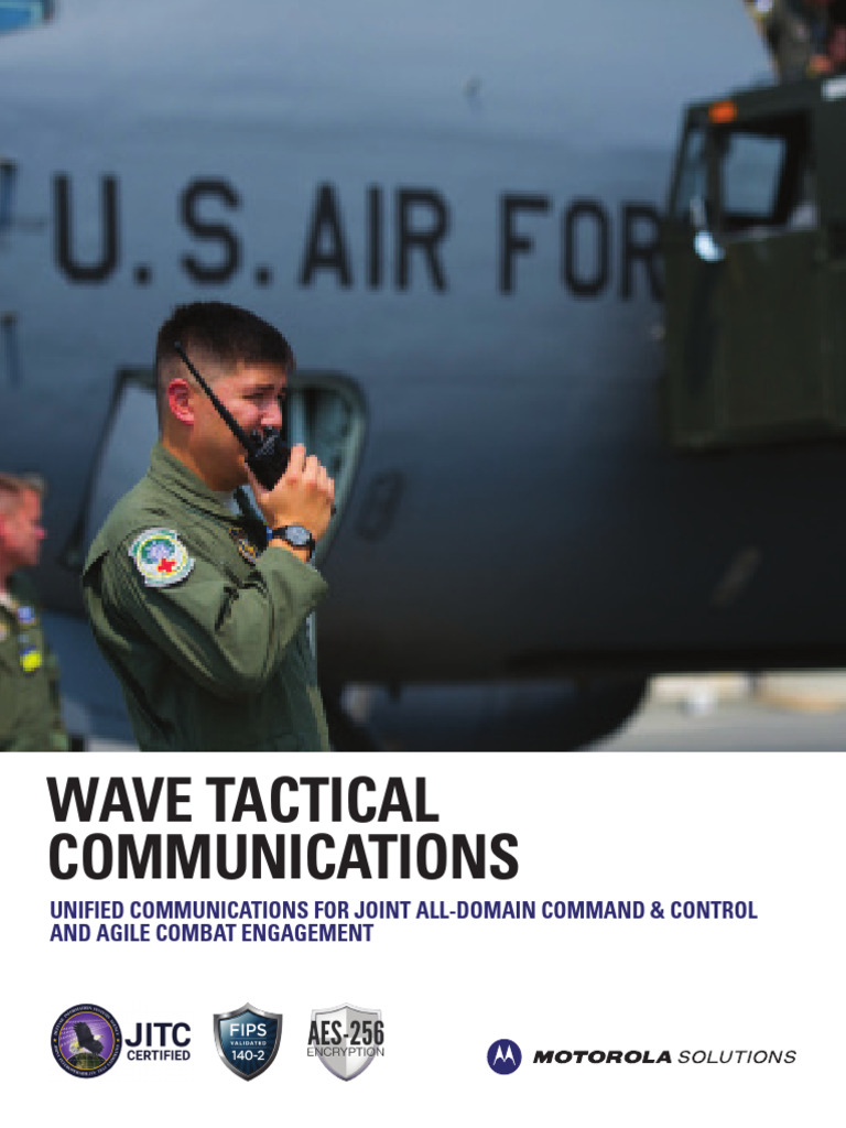 Wave Tactical Jadc2 Brochure 2 | PDF | Telephone | Computer Network