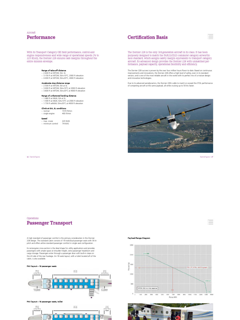 Dornier 228 Spec | PDF | Cockpit | Engines