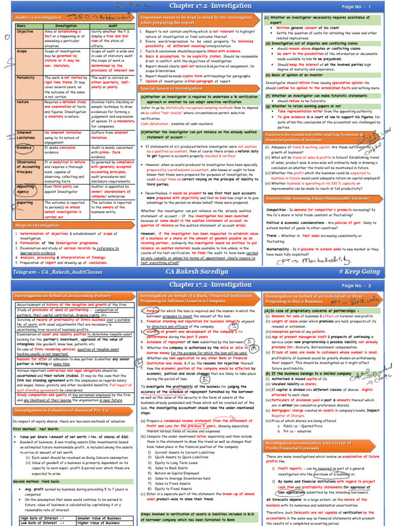 Audit vs. Investigation: Key Differences | PDF | Payments | Audit