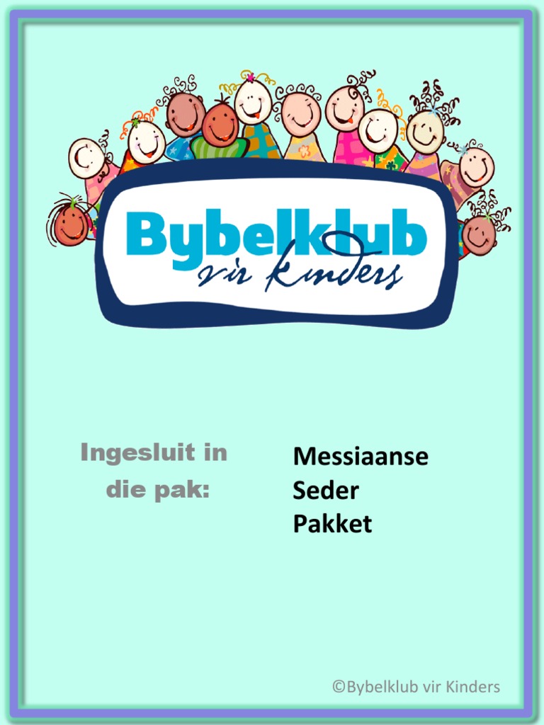 Messiaanse Seder Pakket | PDF