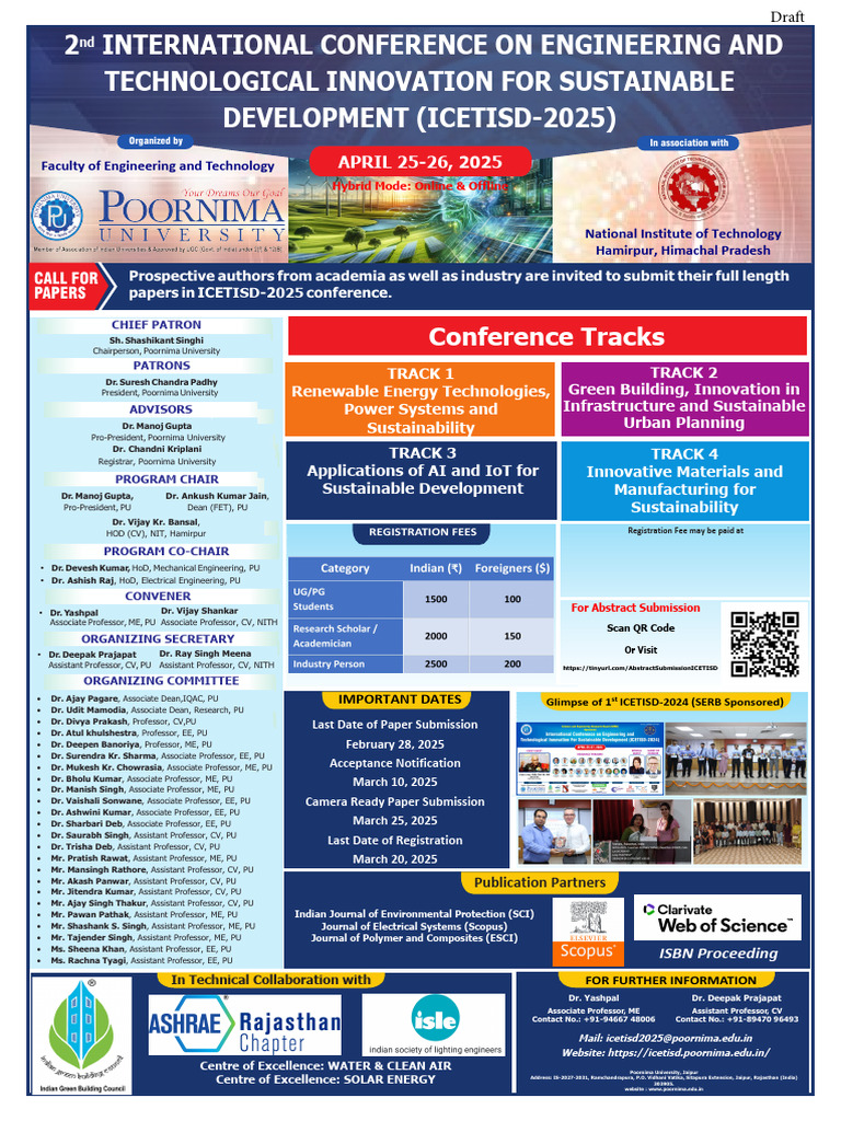 2 International Conference (ETEST) - A3 Poster - CDR | PDF