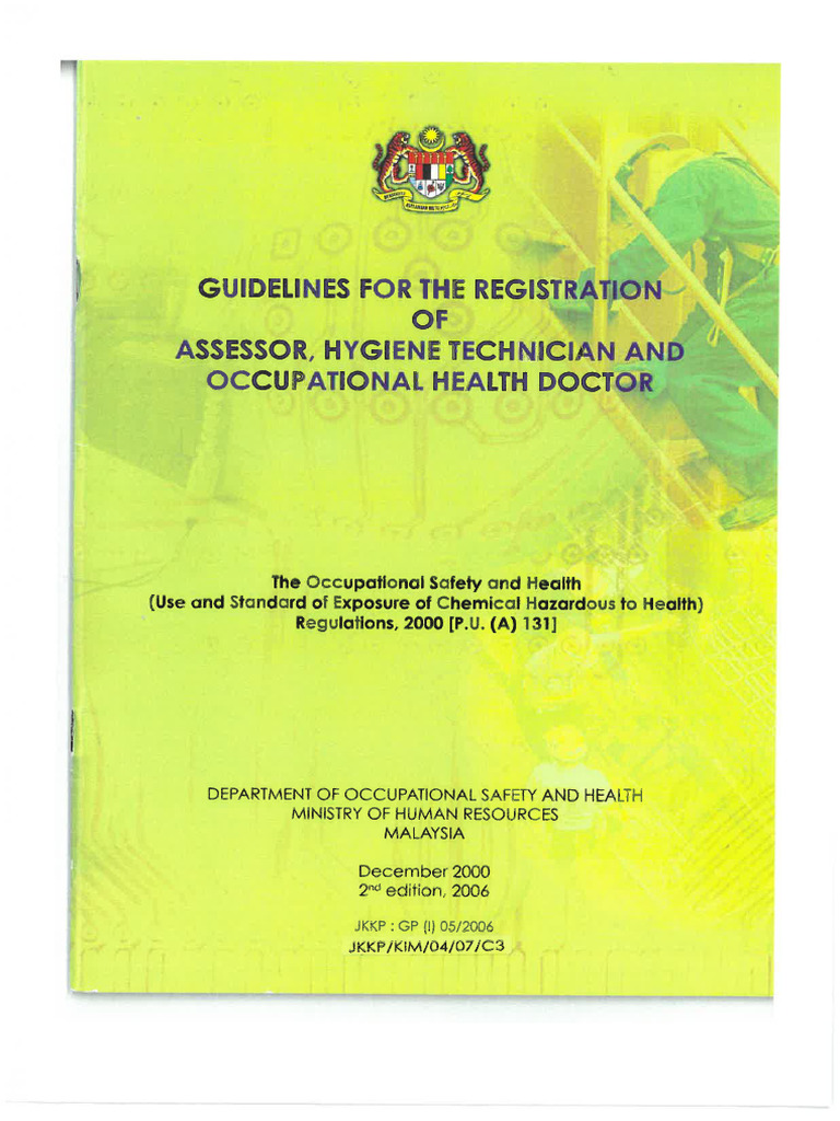 Guidelines For Registration of Assessor, Hygiene Technician and ...