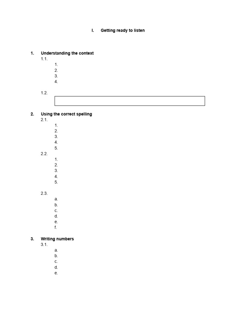 Effective Listening and Writing Skills | PDF
