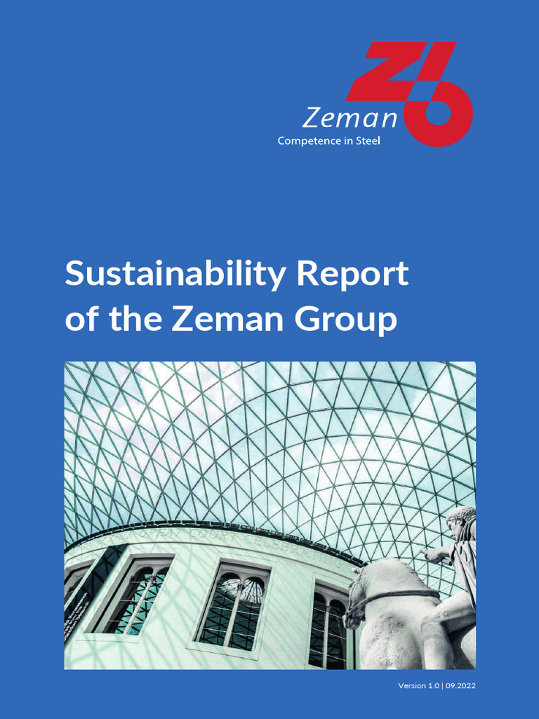 Zeman Group Sustainability Report EN | PDF | Sustainability | Cryptocurrency