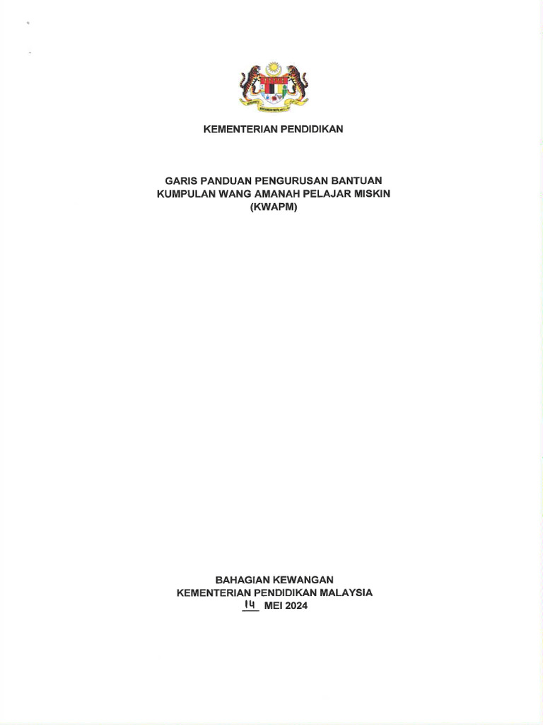 Garis Panduan Kwapm 2024 | PDF