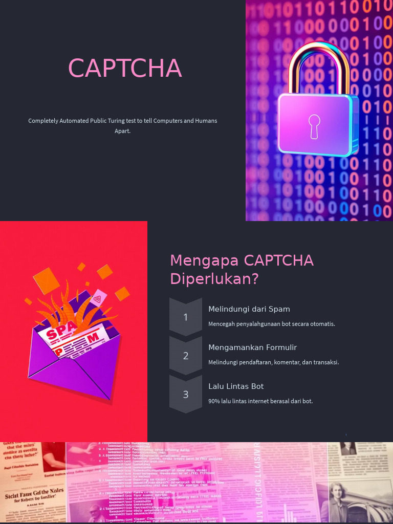 Mengenal CAPTCHA Sejarah Fungsi Dan Perkembangannya | PDF