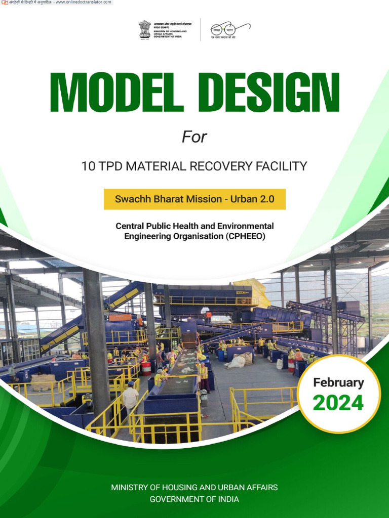 Draft 10 TPD MRF Model Design (1) .En - Hi | PDF