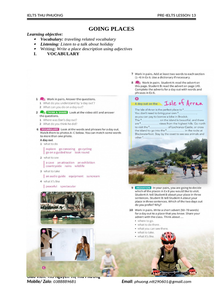 Going Places Lesson Plan | PDF