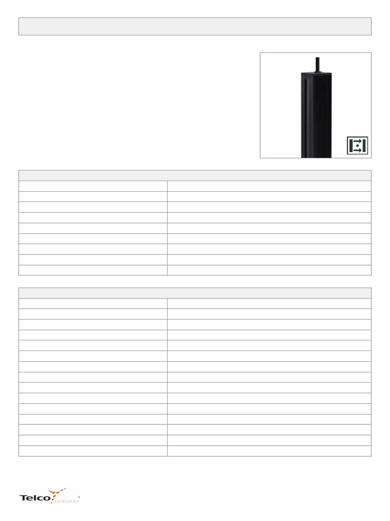 Telco Light Curtains Specifications | PDF | Electrical Engineering ...