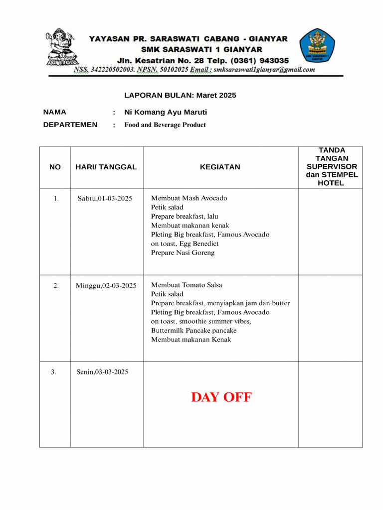 LAPORAN BULANAN OJT - PDF - 20250607 - 105330 - 0000 | PDF