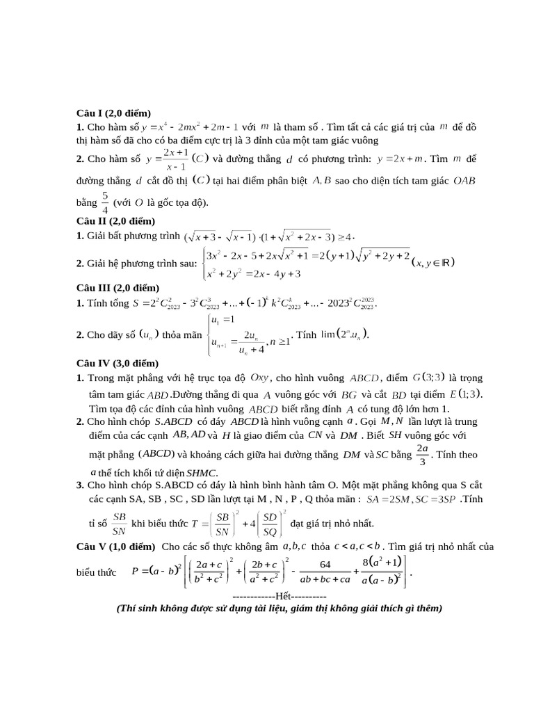 Đề 2 - hsg12 | PDF