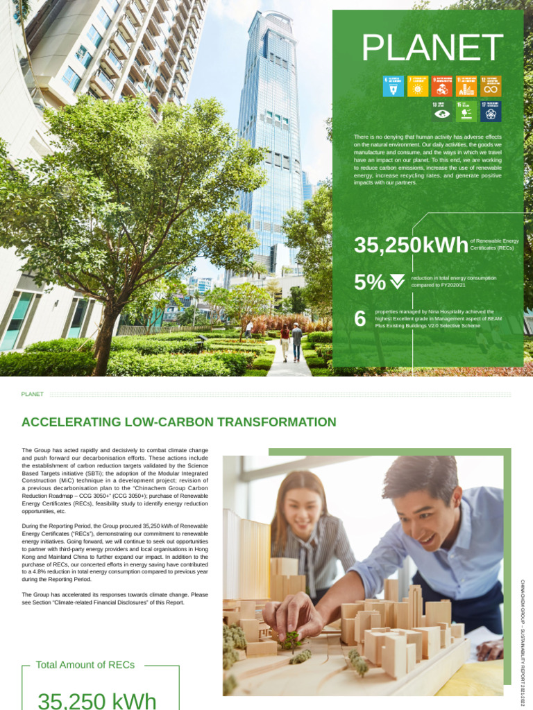 Chinachem Group Sustainability Efforts | PDF | Climate Change ...
