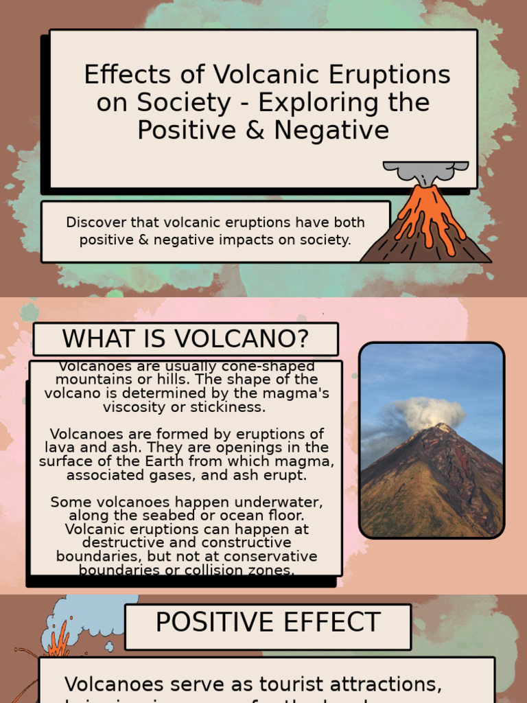 The Positive & Negative Effect of Societyyyyy | PDF | Volcano | Types ...