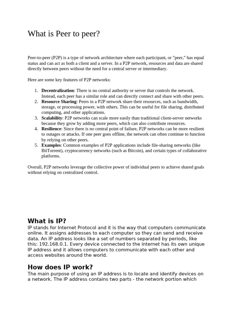 What Are The Functions of Ipv4 | PDF | Ip Address | Peer To Peer